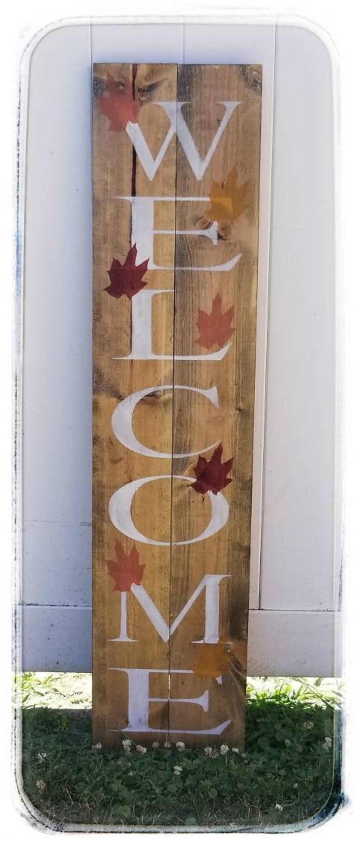 Rustic Wood WELCOME Sign for Porch Rustic Welcome Sign - Etsy