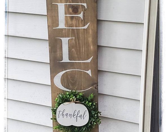 Rustic Fall Sign for Porch Rustic Welcome Sign Farmhouse - Etsy