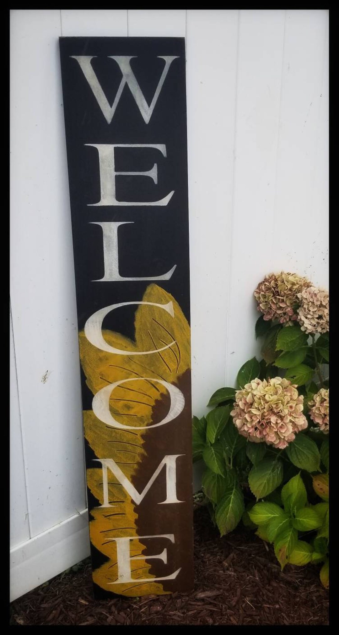 Wooden WELCOME Porch Sign Rustic Welcome Sign Farmhouse Welcome Sign ...