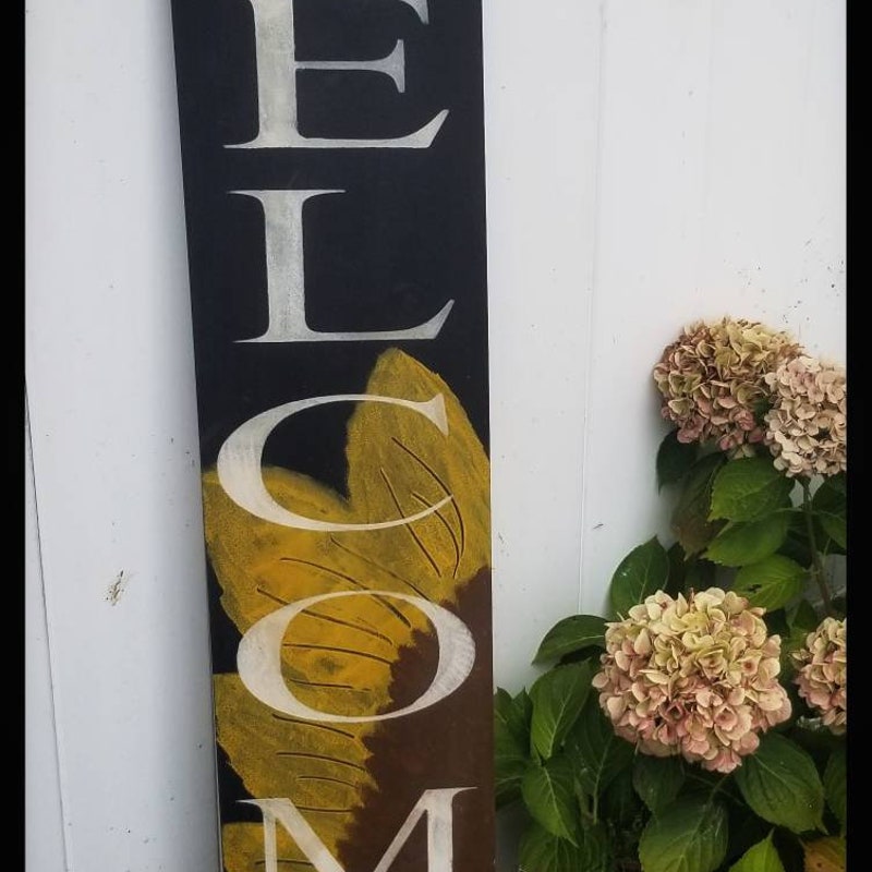 Wooden Welcome Sign - Etsy