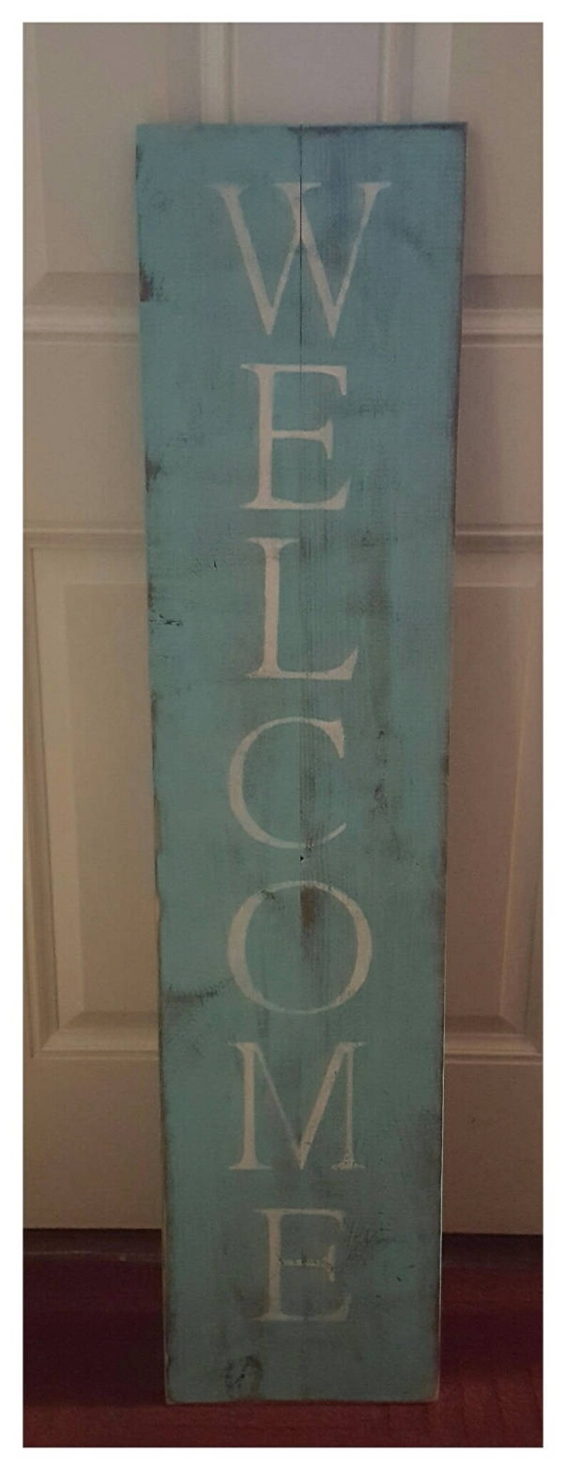 Rustic Wood WELCOME Sign for Porch Rustic Welcome Sign - Etsy