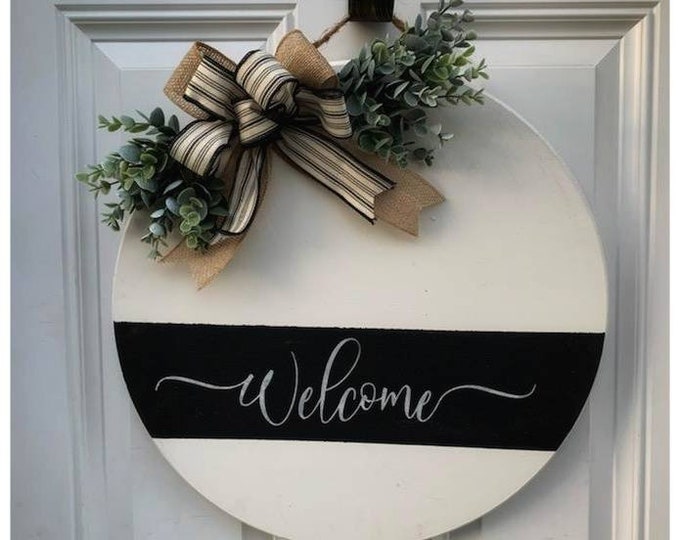 Wooden Rustic Welcome| Rustic Welcome Sign | Farmhouse Welcome Sign ...