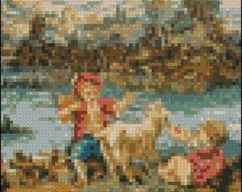 Tapestry Pattern Chart Dollhouse Miniature 1/12th Scale | Etsy