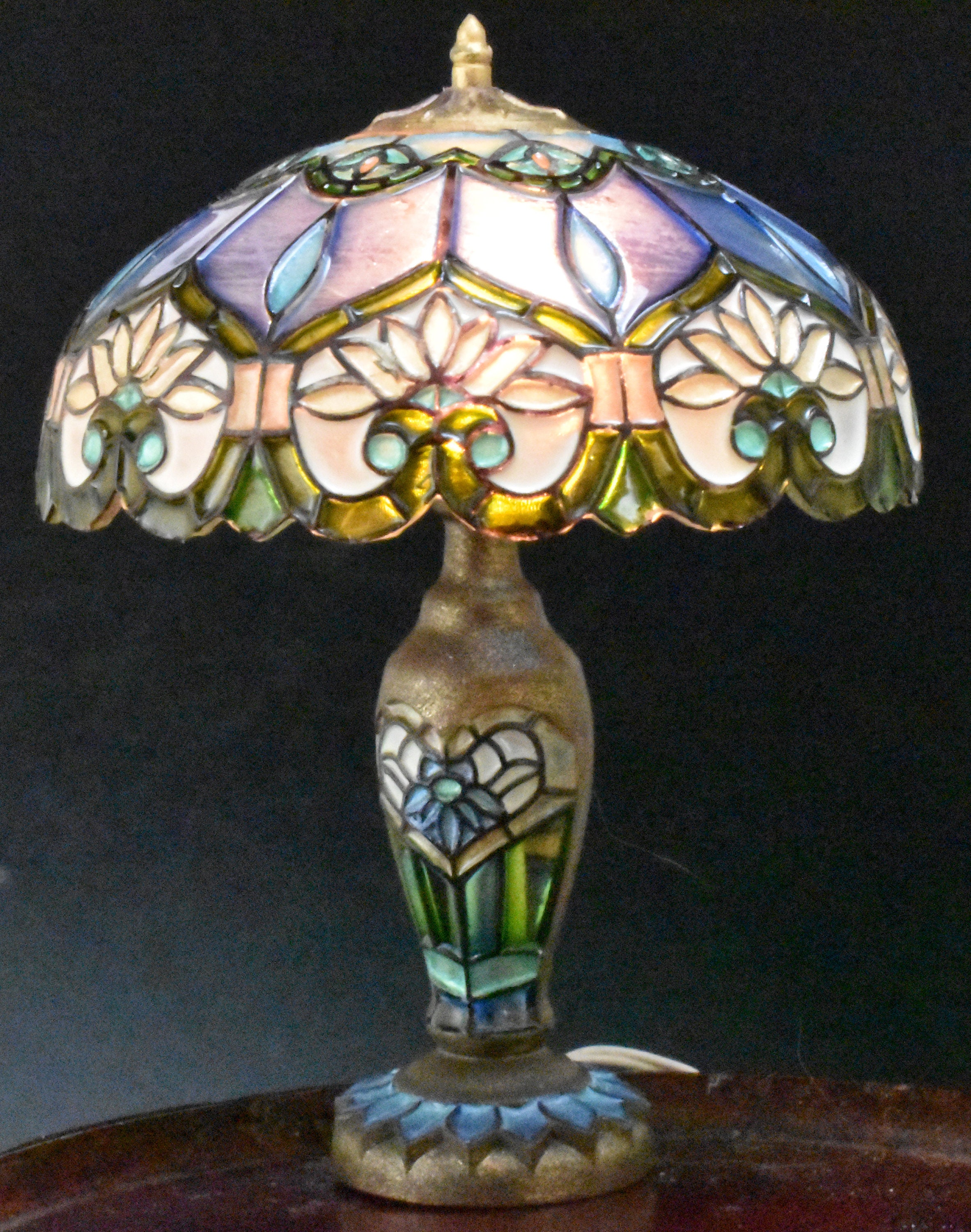 1:12 Dollhouse Tiffany Lamp Kit, DIY Miniature Table Lamp - Etsy