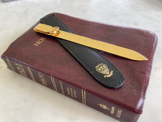 Vintage Gucci Bookmark - Gem
