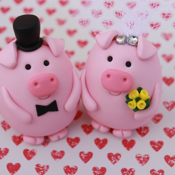 Pig Bride and Groom - Etsy