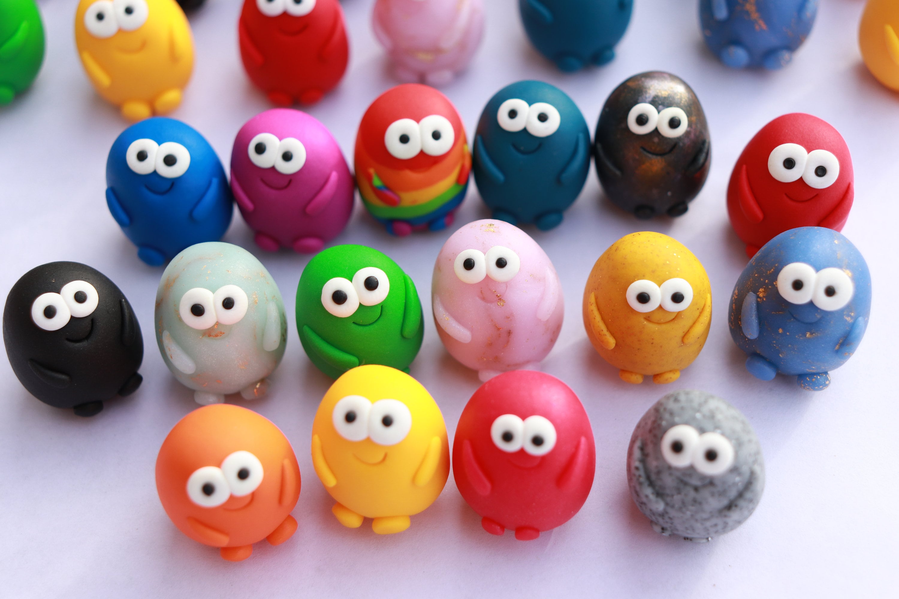 Blobby Friends Pocket Hug Letterbox Gift Polymer Clay - Etsy Australia