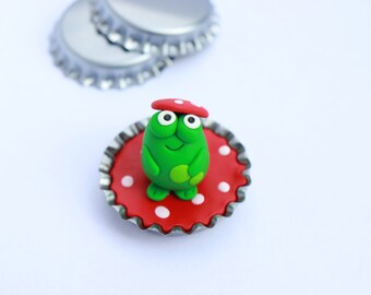 Frog Bottle Cap | Etsy