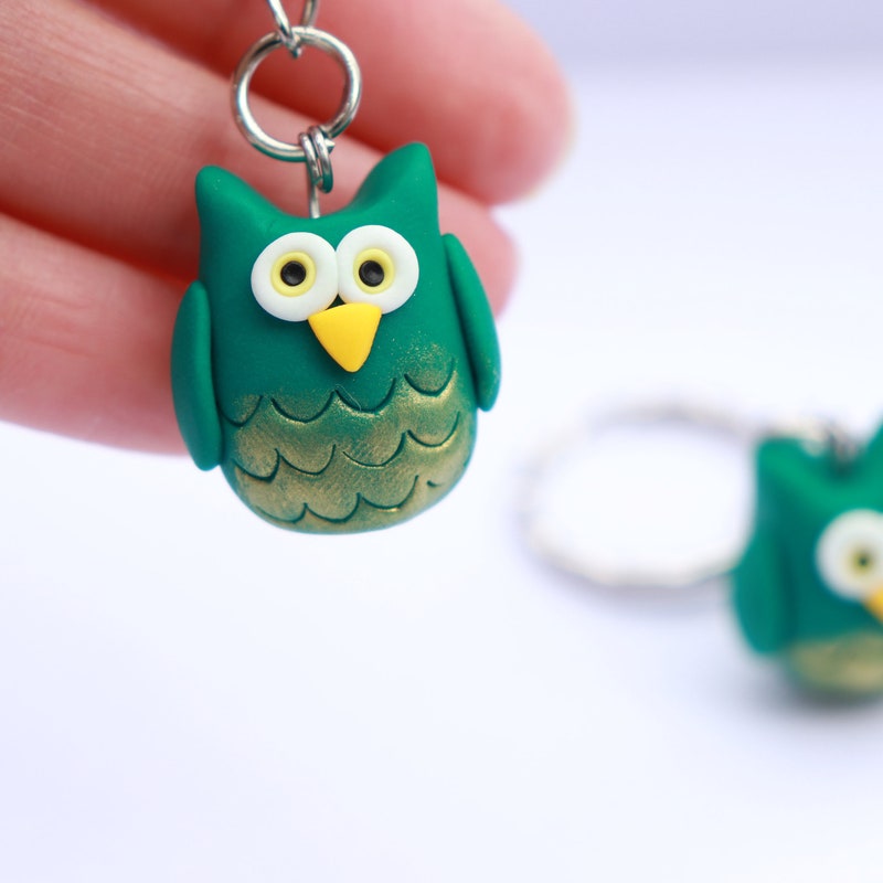 Owl Keychain - Etsy