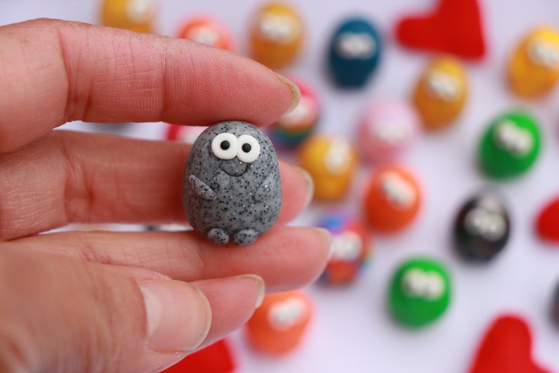 Blobby Friends Pocket Hug Letterbox Gift Polymer Clay - Etsy