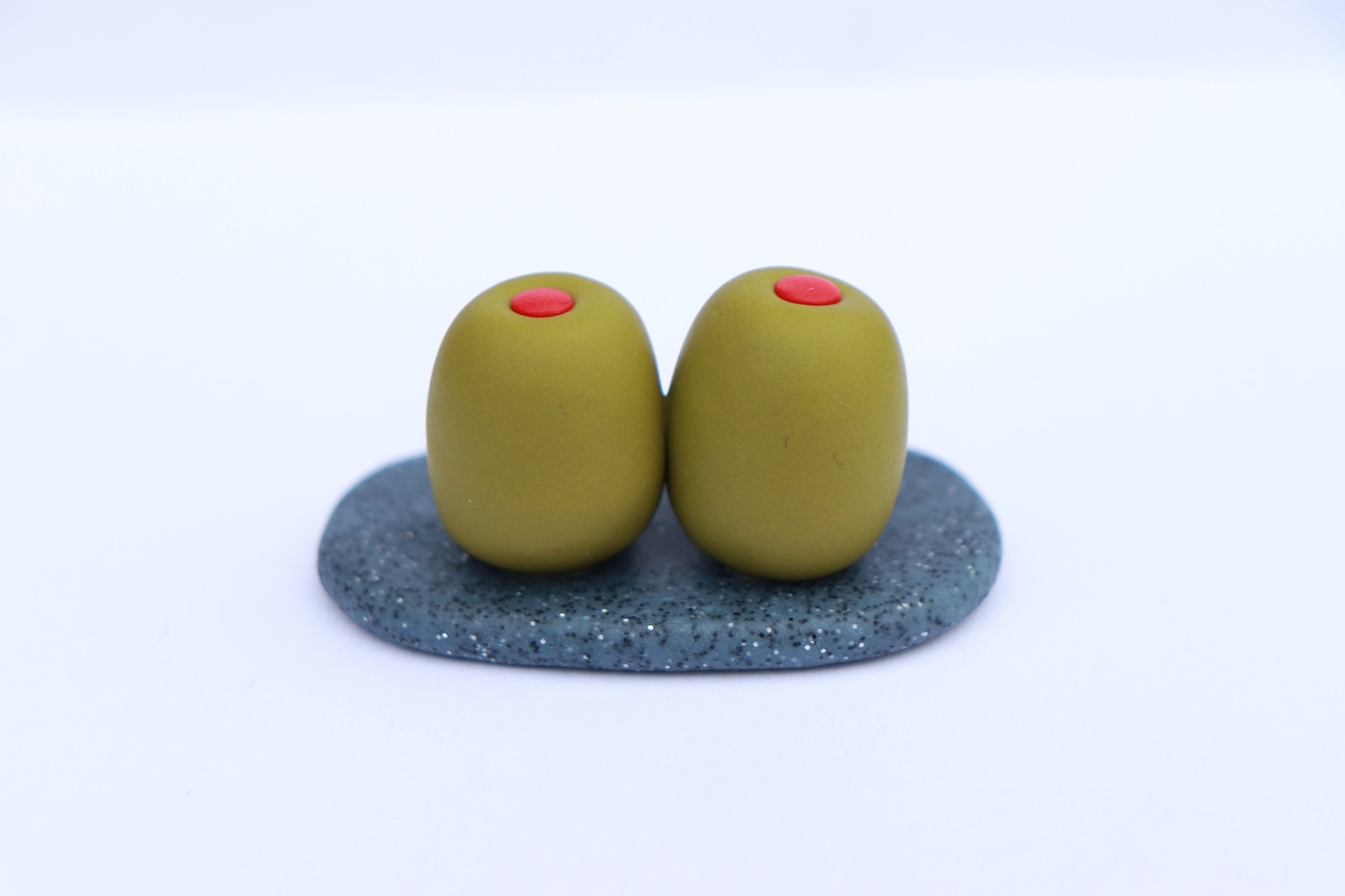 Kawaii Polymer Clay Olive Ornament: 'olive You' Gift - Etsy