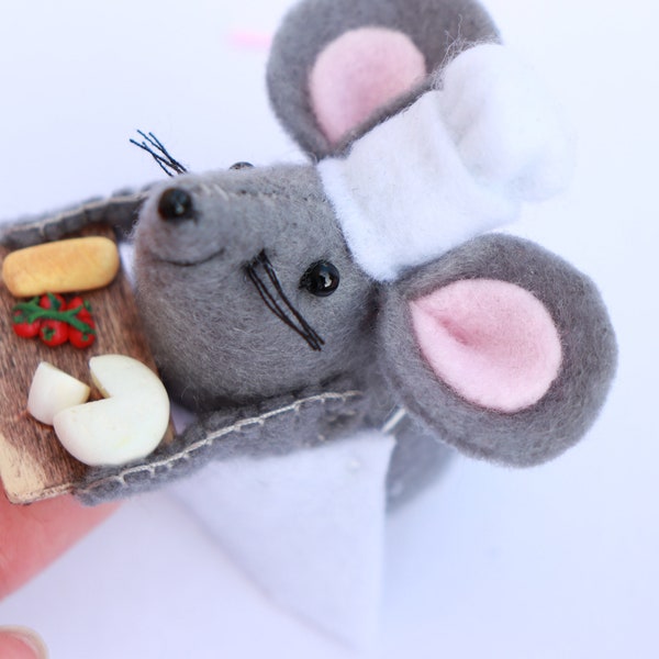 Felt Mouse Ornament - Etsy