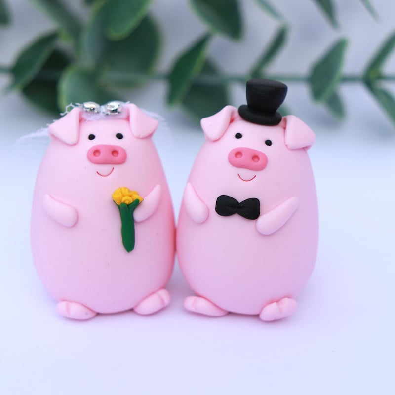 Pig Bride and Groom - Etsy