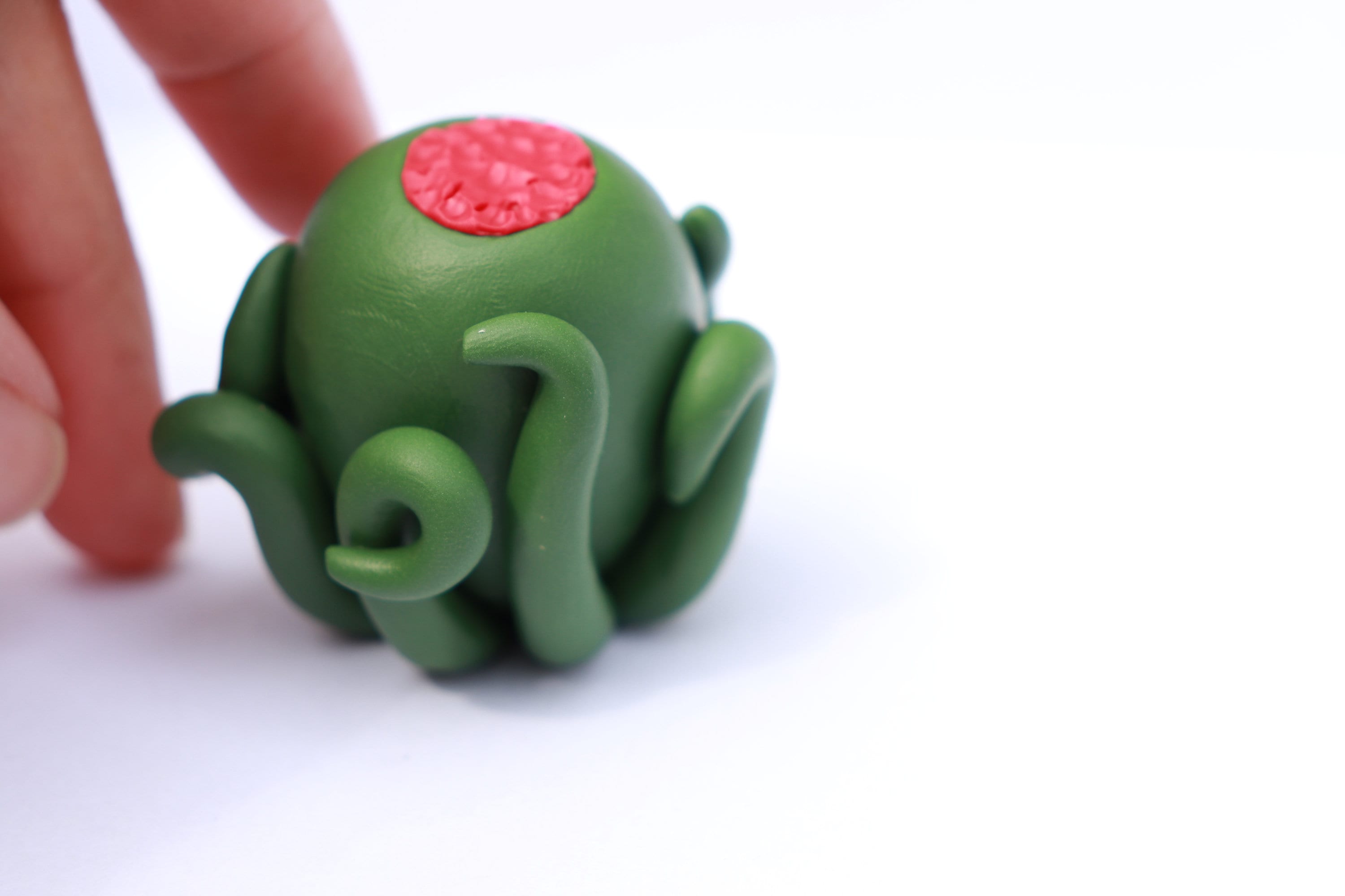 Octopus Cake Topper Polymer Clay Octopus Ornament Olive - Etsy UK