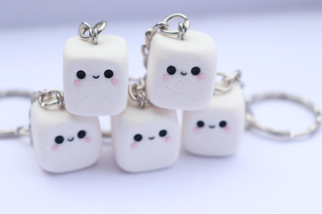Kawaii Sugar Cube Polymer Clay Keychain Sweet Tooth Gift - Etsy