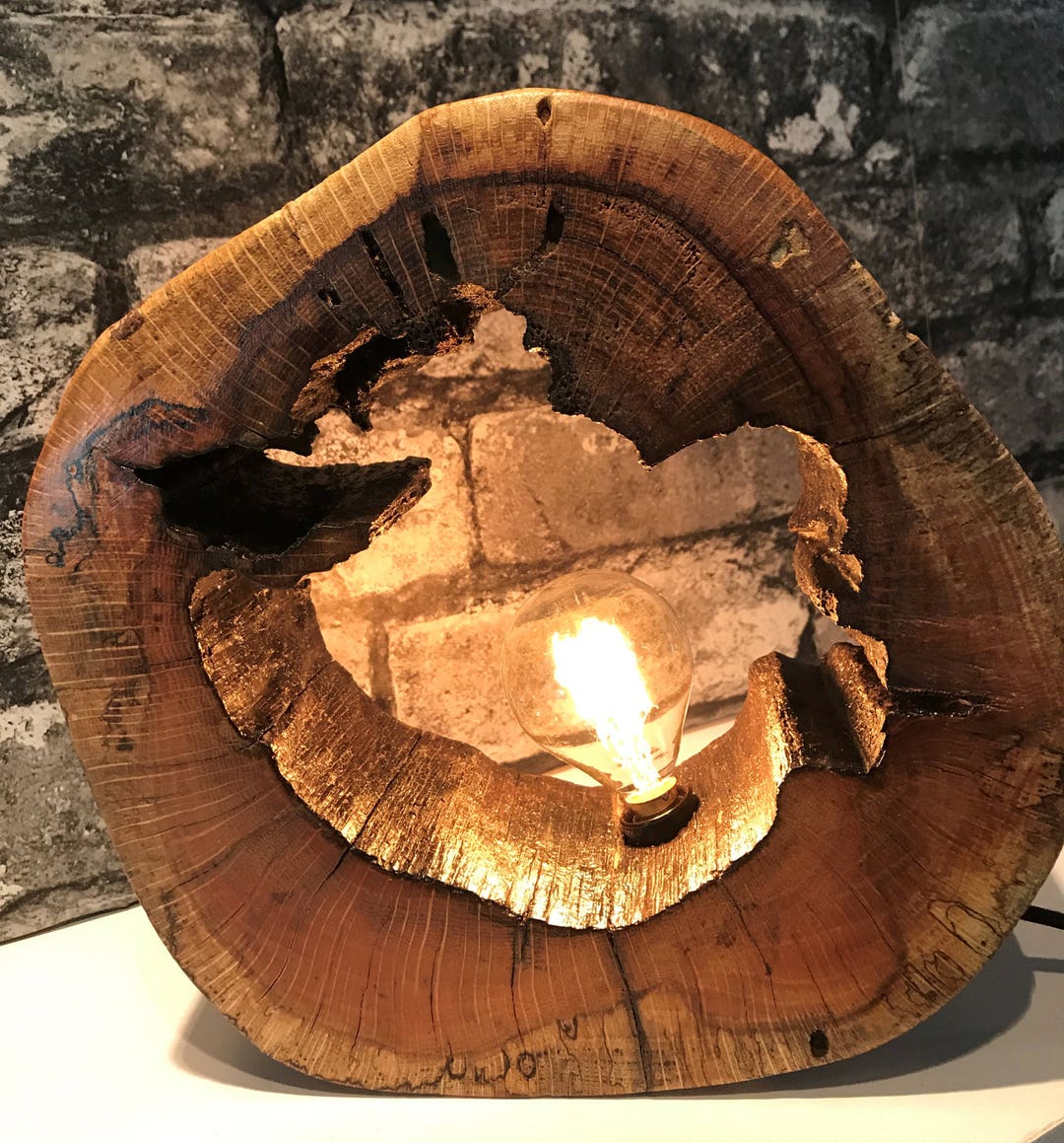 ON SALE! Driftwood Lighting: Hollow Log Lamp (#3 of 6-same Log) , W ...