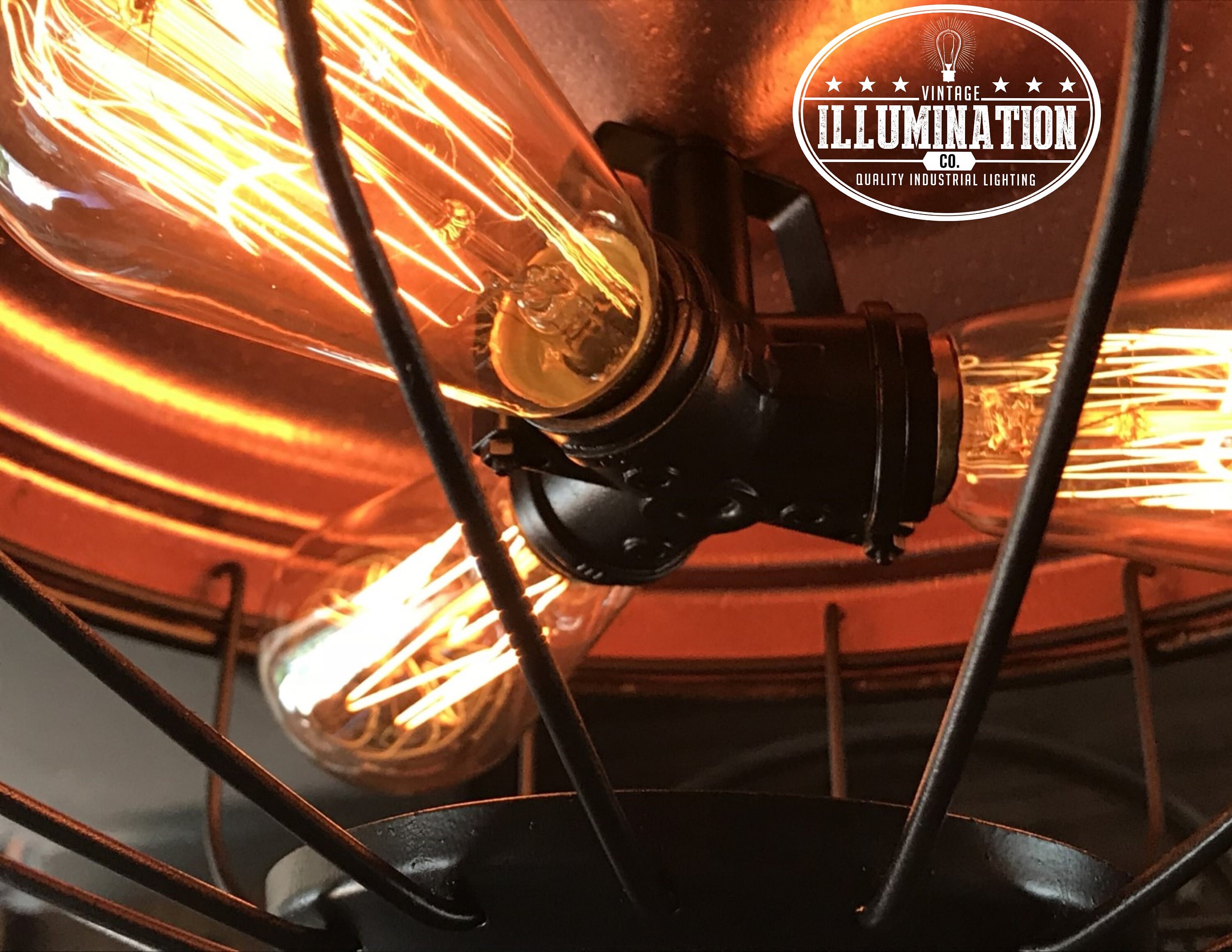 Chicken Feeder Lighting: Stunning 3-bulb Fixture in Oil Rubbed | Etsy