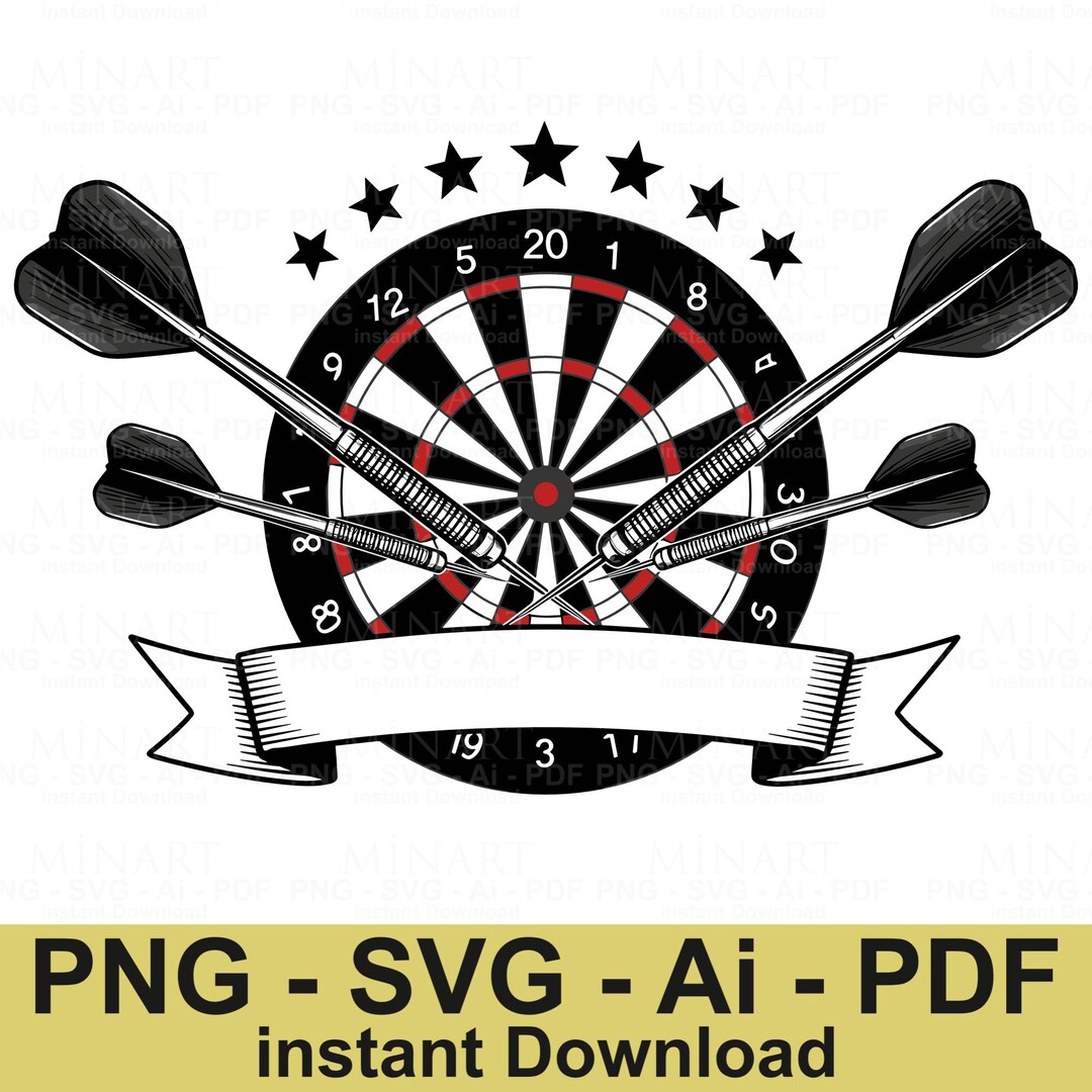 Darts Svg Png , Dart Game Svg , Dartboard Svg , Dart Svg , Darts Clipart , Dart Target Svg ...