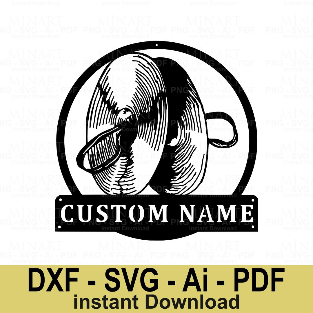 Custom Name Vinyl Record Wall Decor Laser Cut File (DXF SVG PDF) - Etsy