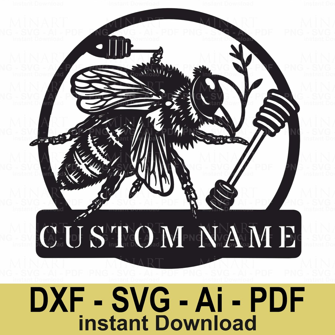Bee Honeycomb SVG DXF, Laser Cut File for Glowforge, Beehive Wall Art ...