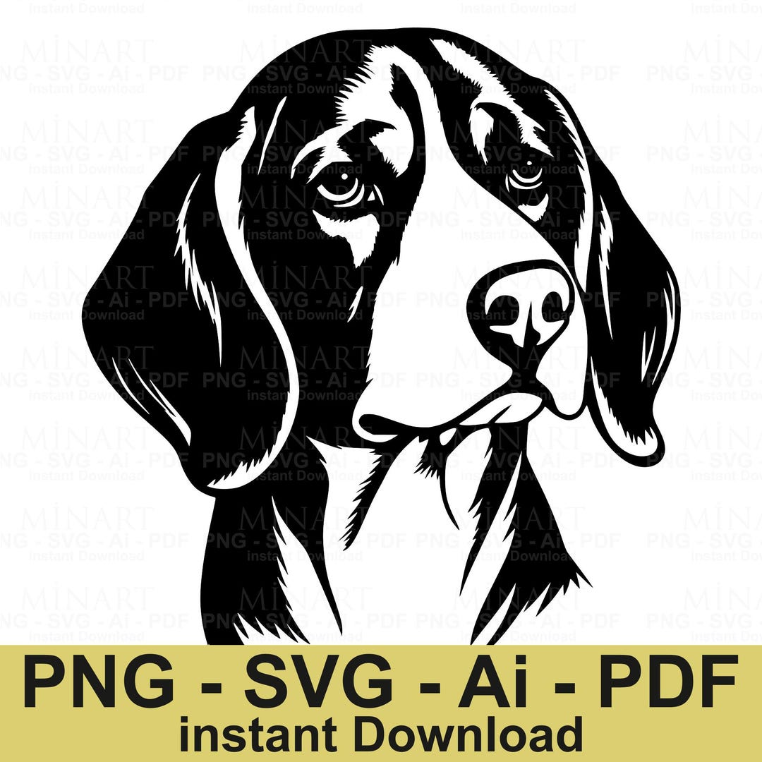 Basset Hound Svg File, Dog Breed Digital Clipart, Pet Lover Vector ...