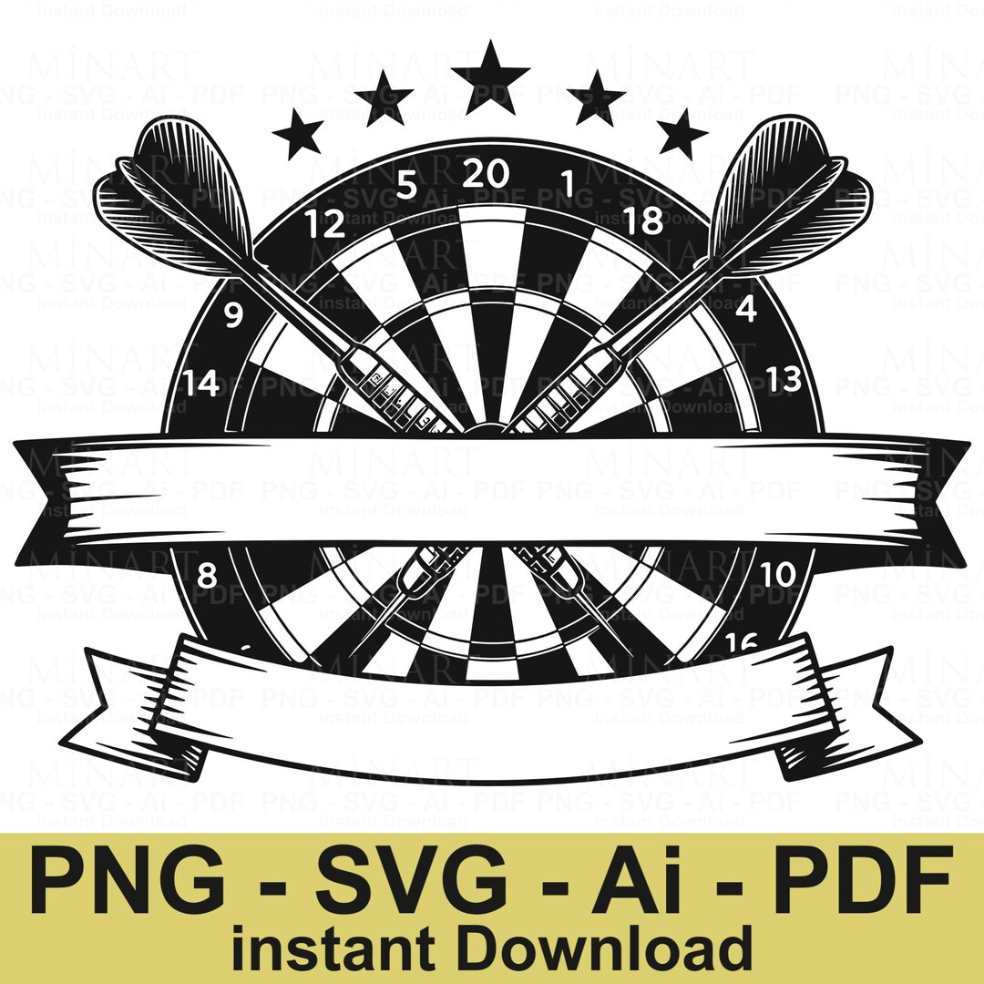 Darts Svg Png , Dart Game Svg , Dartboard Svg , Dart Svg , Darts ...