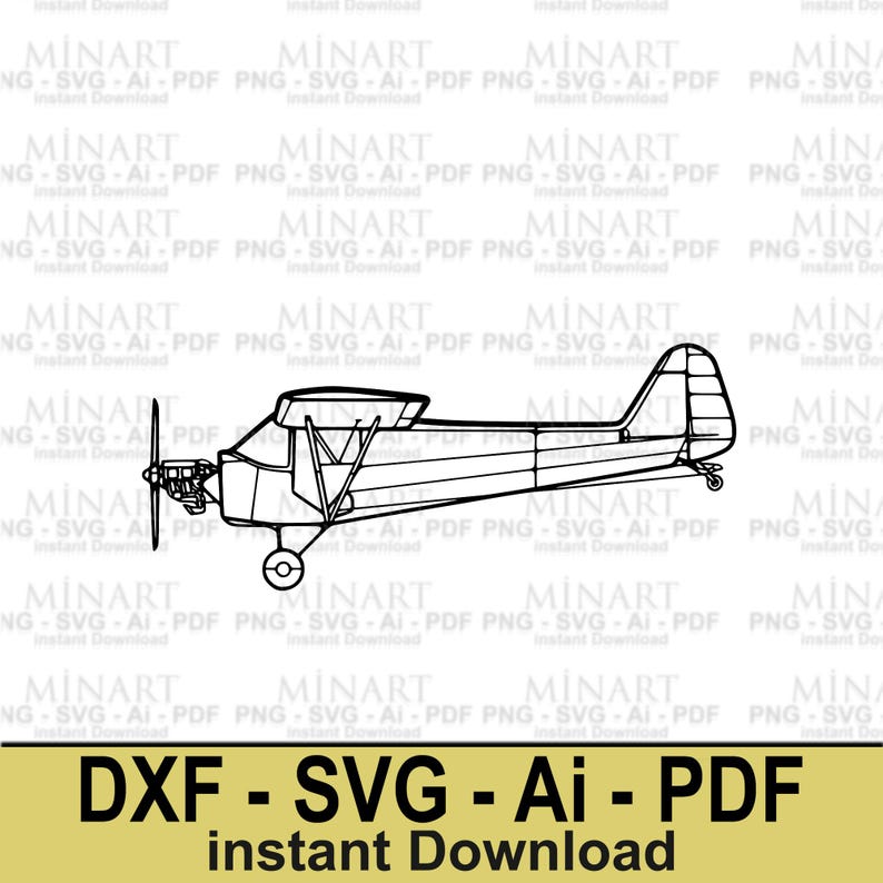 Vintage Airplane Laser Cut File, Aviation Art, Kids Room Decor (digital ...