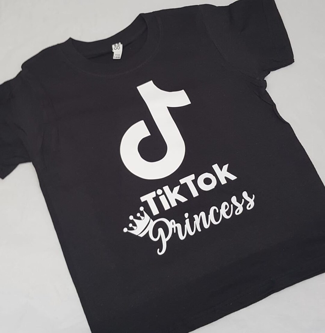 Tik Tok Tiktok Princess T-shirt AGE1 13YRS Adult S-XXL - Etsy UK
