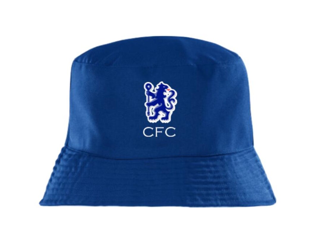 Chelsea FC Bucket Hat Lion White Blue Black Football - Etsy UK