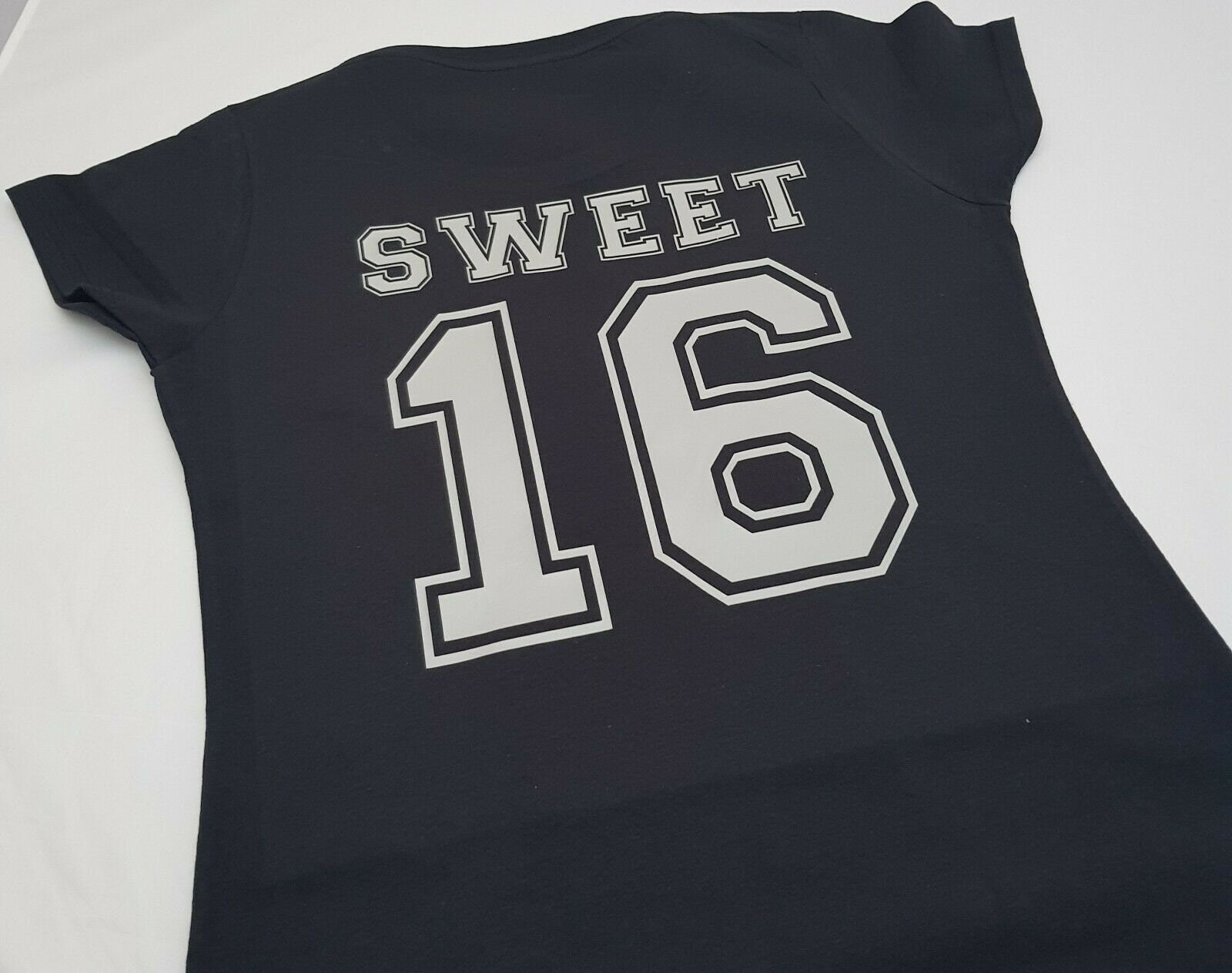 Sweet 16 T-Shirt Ladies Fitted T-Shirt Adult S-XXL Any Colour | Etsy