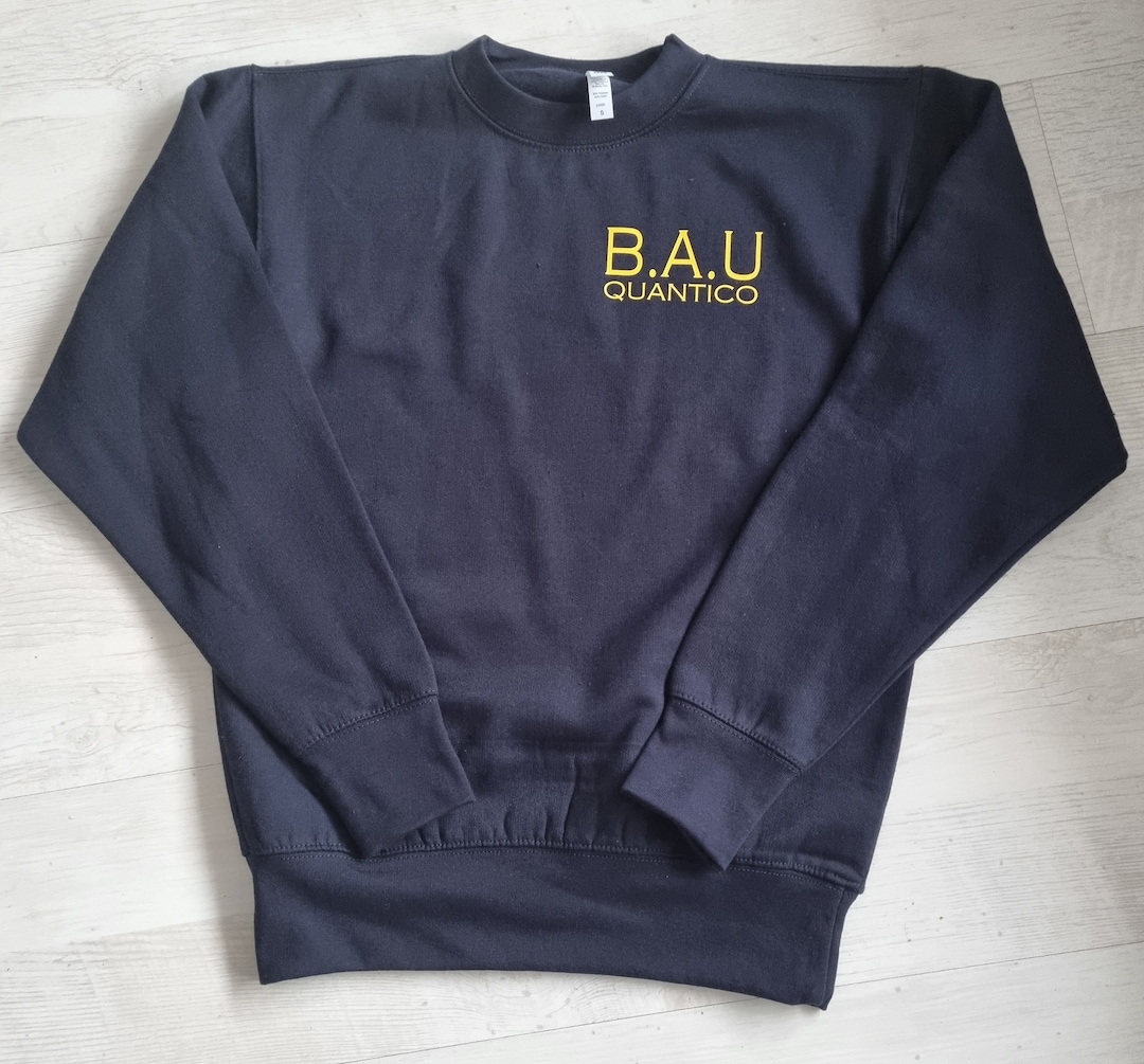 B.A.U Quantico Jumper Any Name Criminal Minds AGE 3 -13YRS Adult S-XXL ...