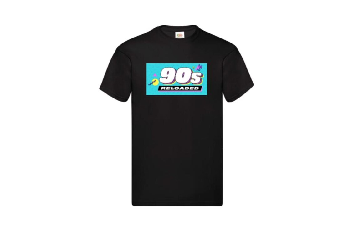 Personalised 90s Reloaded Big Weekender T-shirt Top Adult S-XXL Butlins ...