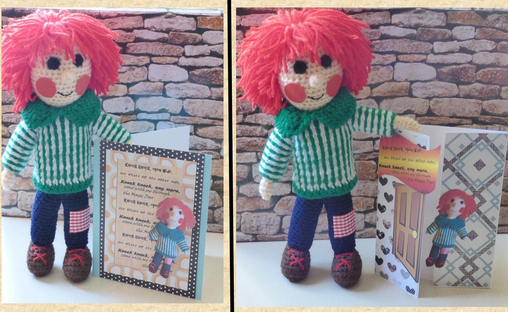 Bosco Doll / Nostalgic Bosco Doll / Crochet Doll / Handmade | Etsy