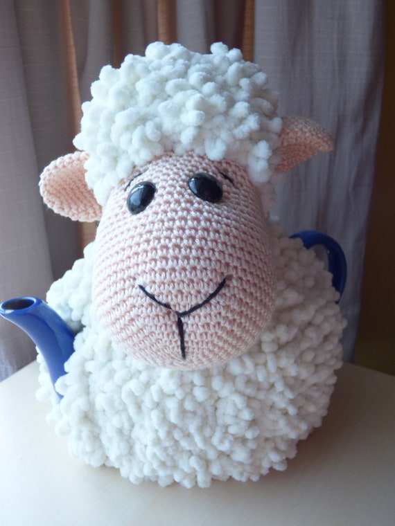 Sheep teapot cosy / Handmade teapot cosy/ Knitted teapot cosy | Etsy
