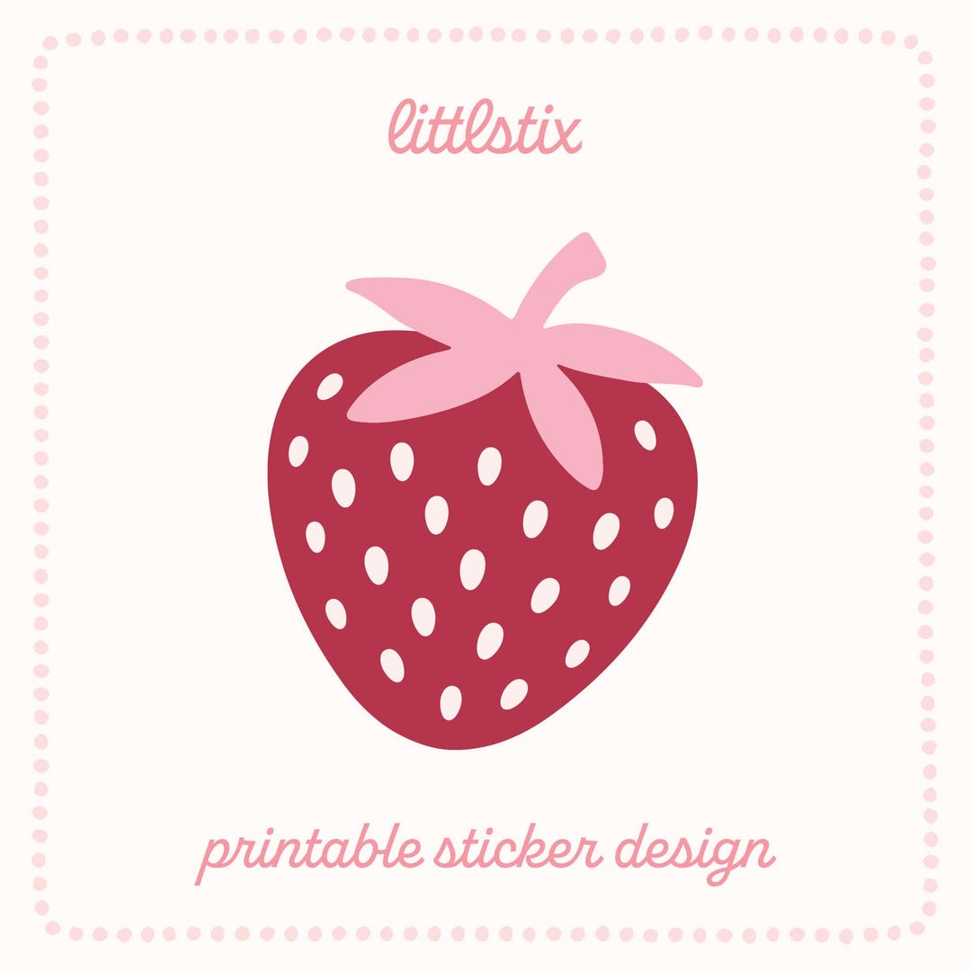 Cute Strawberry SVG Files, Strawberry Clipart, Strawberry Cut File ...