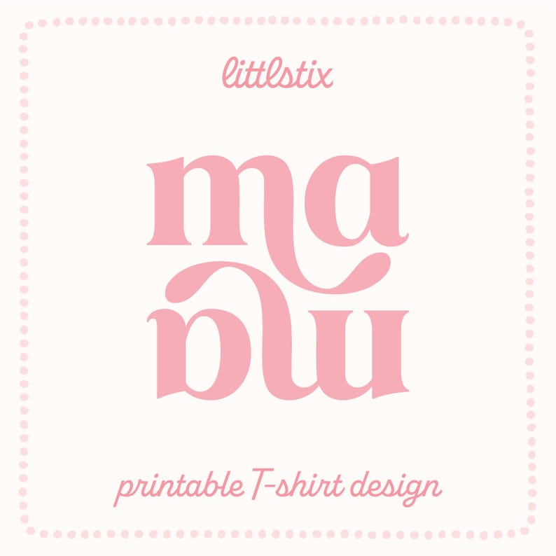 Cute Mama Printable T-shirt Design, Svg Cut File for Cricut and ...