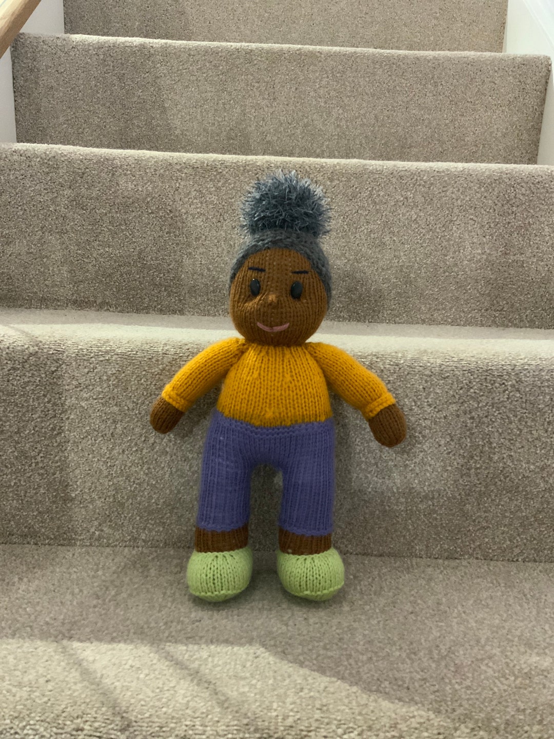 Jojo and Grangran Inspired, Gran Gran Plush, Hand Knitted Soft Toy - Etsy