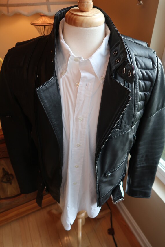 Vintage Schott Perfecto 618 Leather Motorcycle Jacket… - Gem
