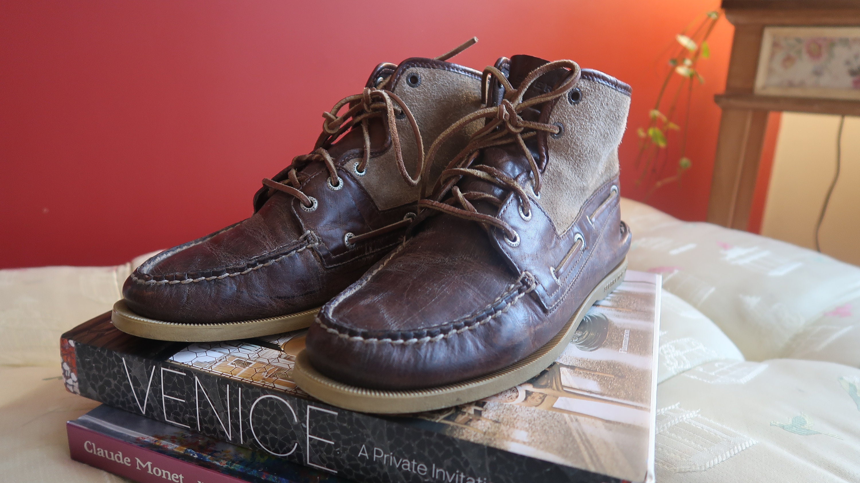 Vintage Men's Sperry Top-sider A/O Chukka Leather & Suede Size 9.5 ...