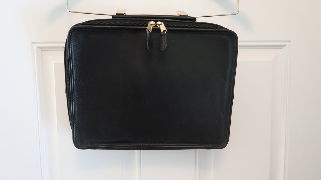 Vintage Coach Laptop Tablet Bag Briefcase W/ Hangtag Black With ...
