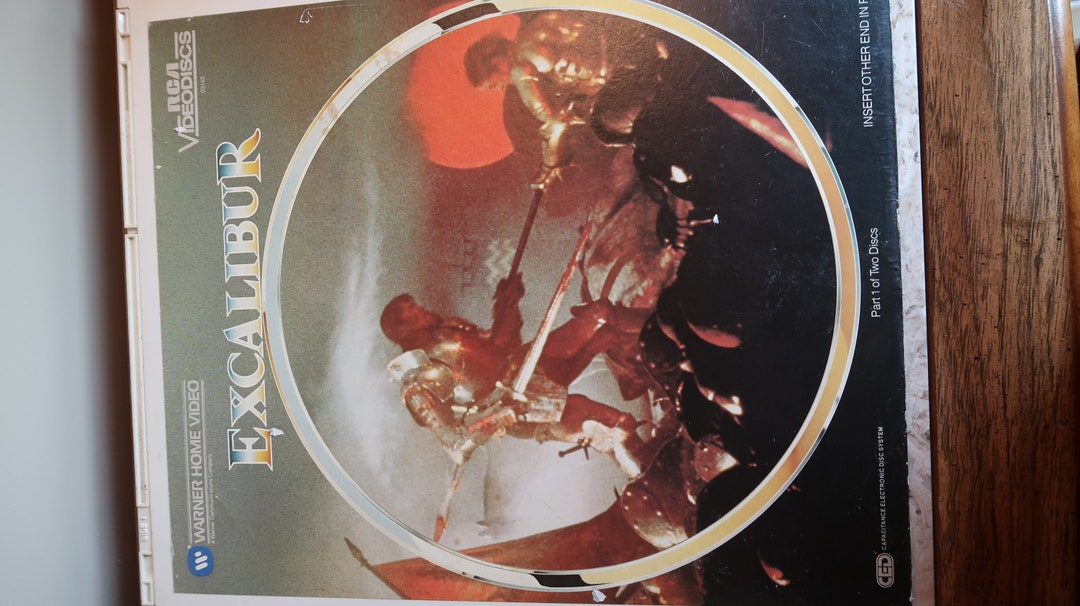 Vintage Selectavision Color Videodisc of the Hit Movie EXCALIBUR - 2 ...