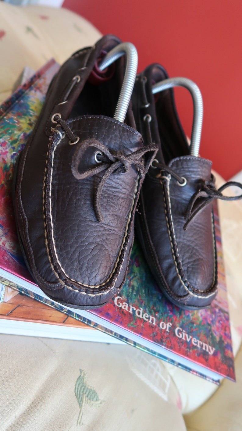 Vintage Ll Bean Driving Shoes Mocassins Us Mens Size 95 D Etsy