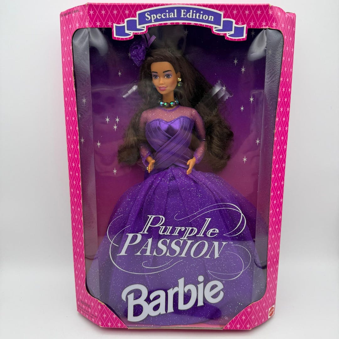 Vtg Barbie Purple Passion Mattel #13554 Special Edition Doll 1995 NRFB ...