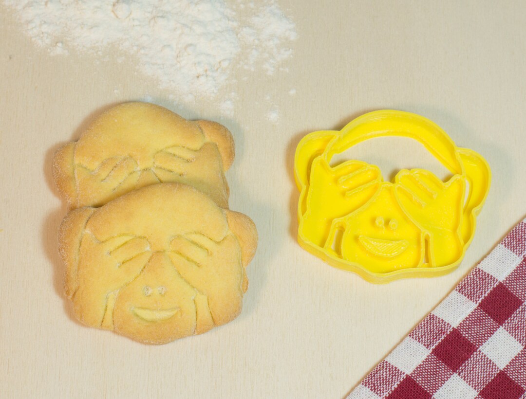Emoji Monkeys Cookie Cutter - Emoji Monkeys Cookie Cutter - Etsy