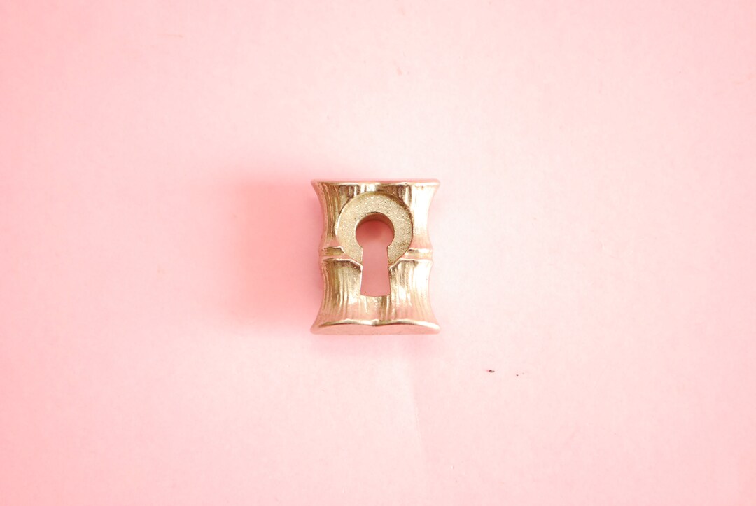 Antique Metal Keyhole | Vintage Aluminum Keyhole | Antique Door Key ...