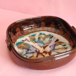 Antique Fruit Bowl, Vintage Dish, Vintage Vide Poche, Stoneware Dish ...