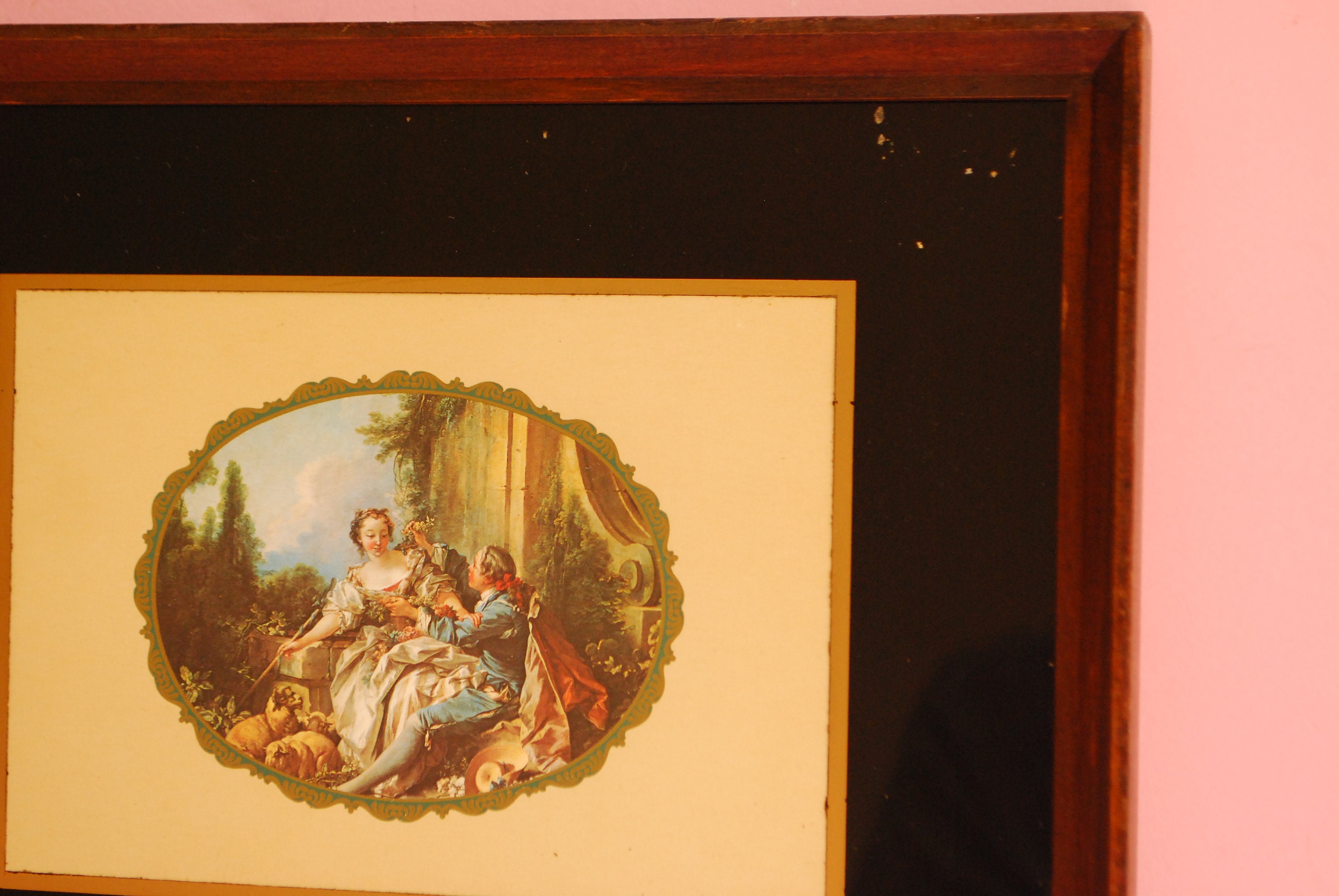 Antique print François Boucher Le pasteur galant print. | Etsy