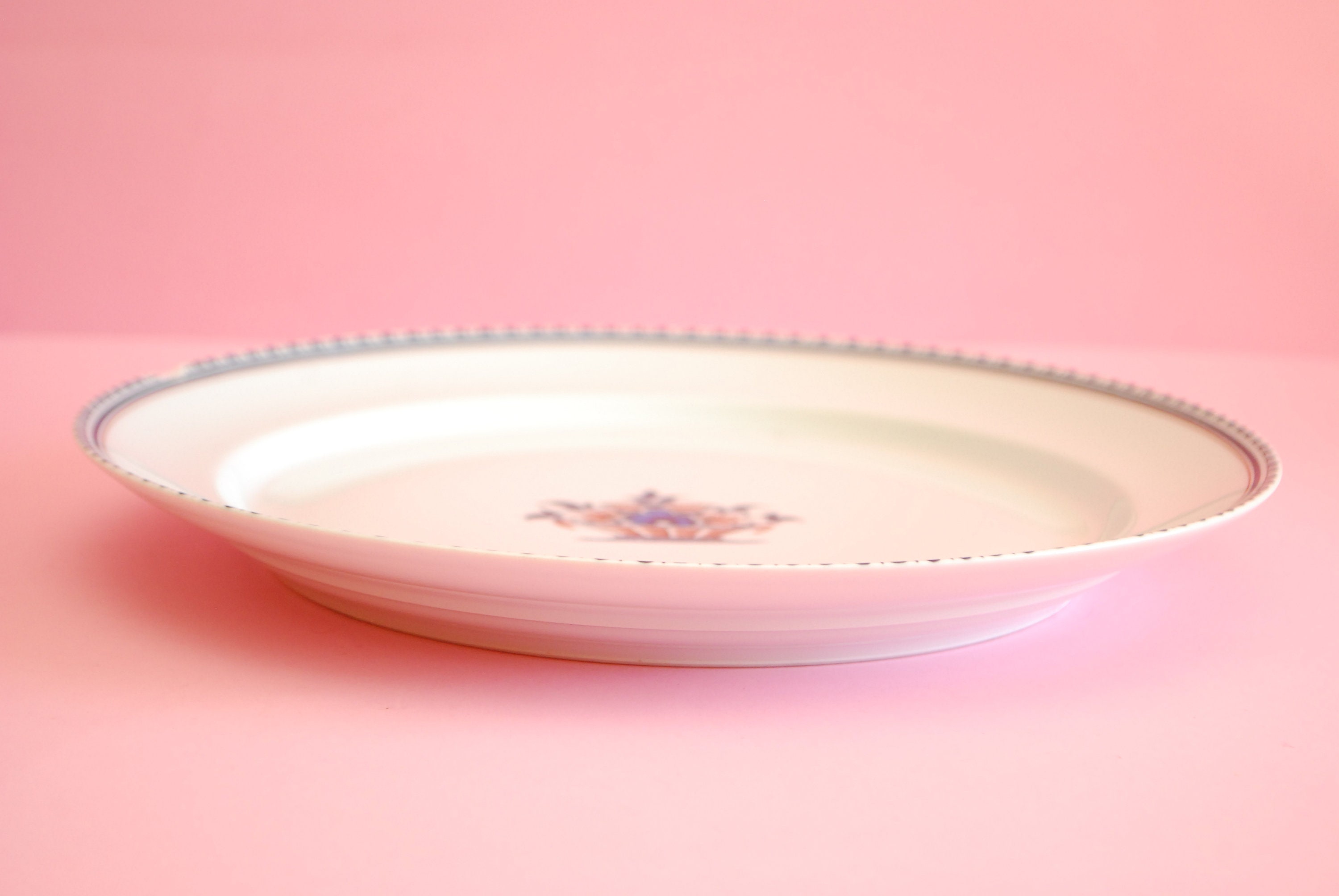 Vintage Porcelaine Plate Coquet Limoges France Forme Samarra - Etsy