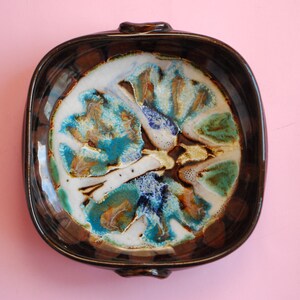 Antique Fruit Bowl, Vintage Dish, Vintage Vide Poche, Stoneware Dish ...