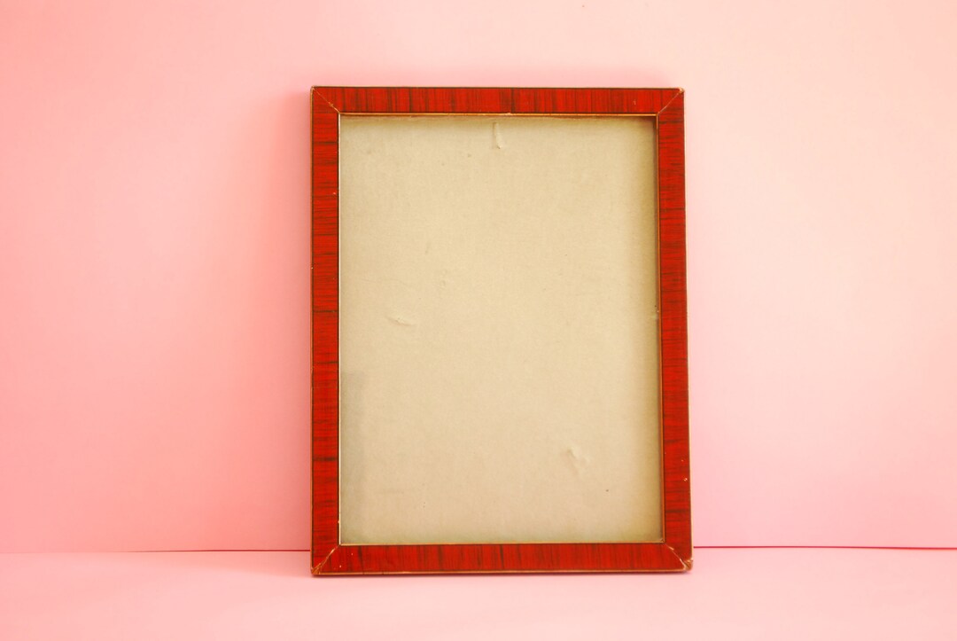 Antique Wooden Picture Frame Vintage Wooden Redish Photo Frame Vintage ...